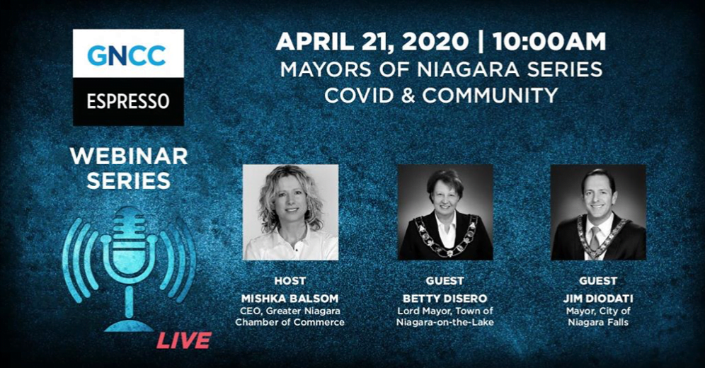 Espresso Live Episode 5: Mayors of Niagara Series with Lord Mayor Betty ...