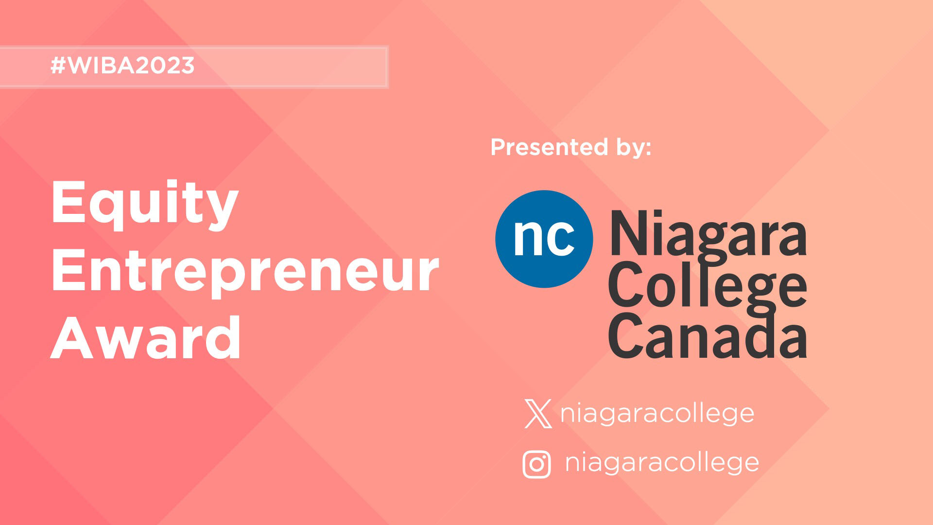 2023 WIBAs: Equity Entrepreneur Award - Greater Niagara Chamber of Commerce